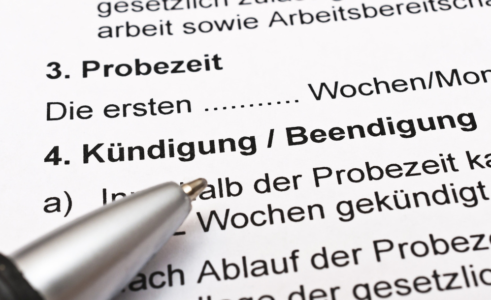 Richtig kündigen - zentraljob.ch